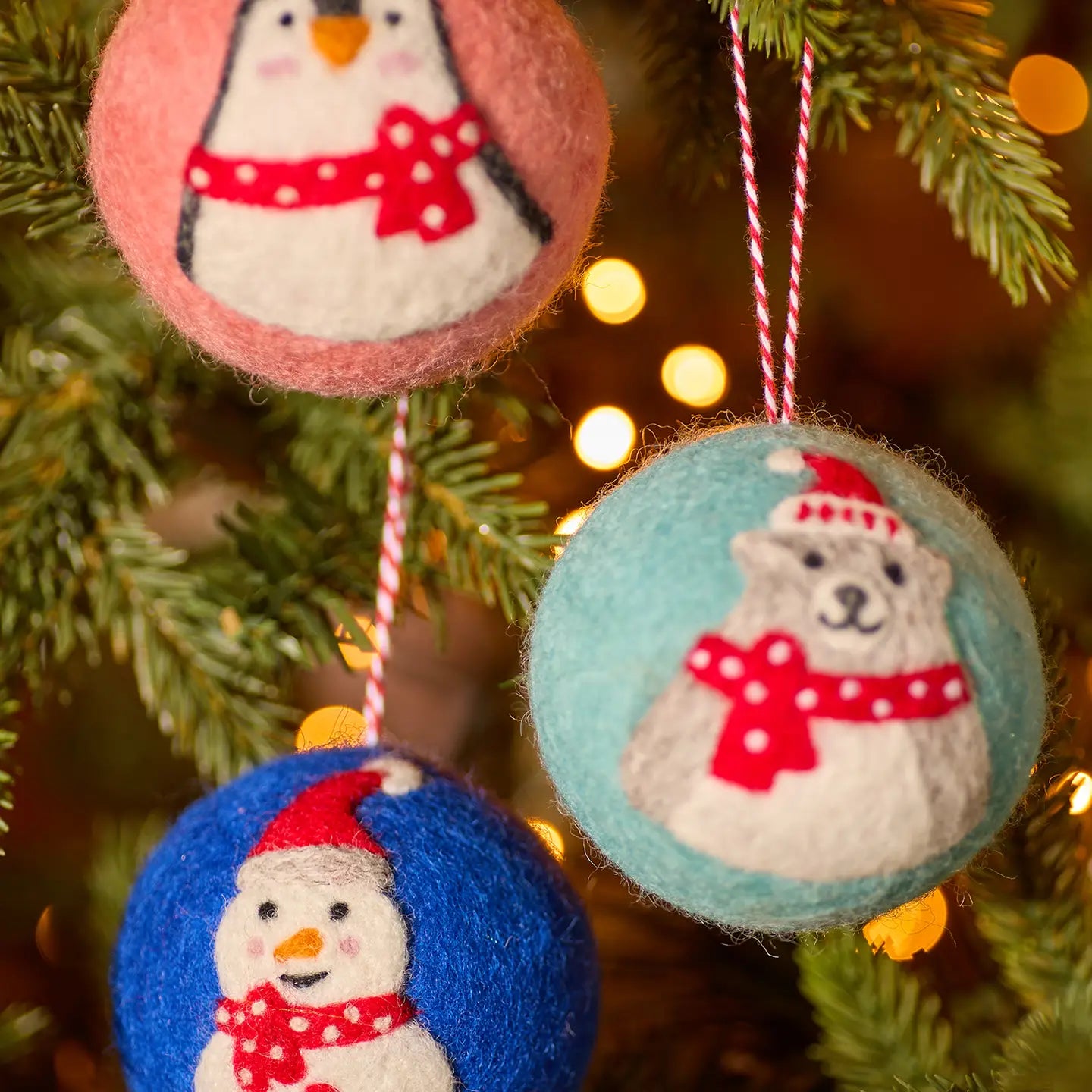 Felt Character Baubles - XM70 – The Hare and the Moon