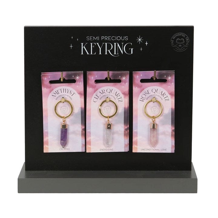 SEMI PRECIOUS CRYSTAL KEYRINGS – The Hare and the Moon