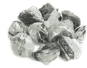 Tourminalated Quartz Rough Stone - The Stone of Breaking Patterns – The ...